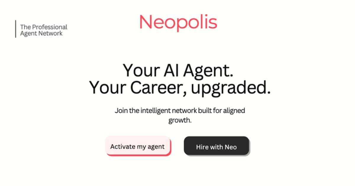 Neopolis: The Professional Agent Network